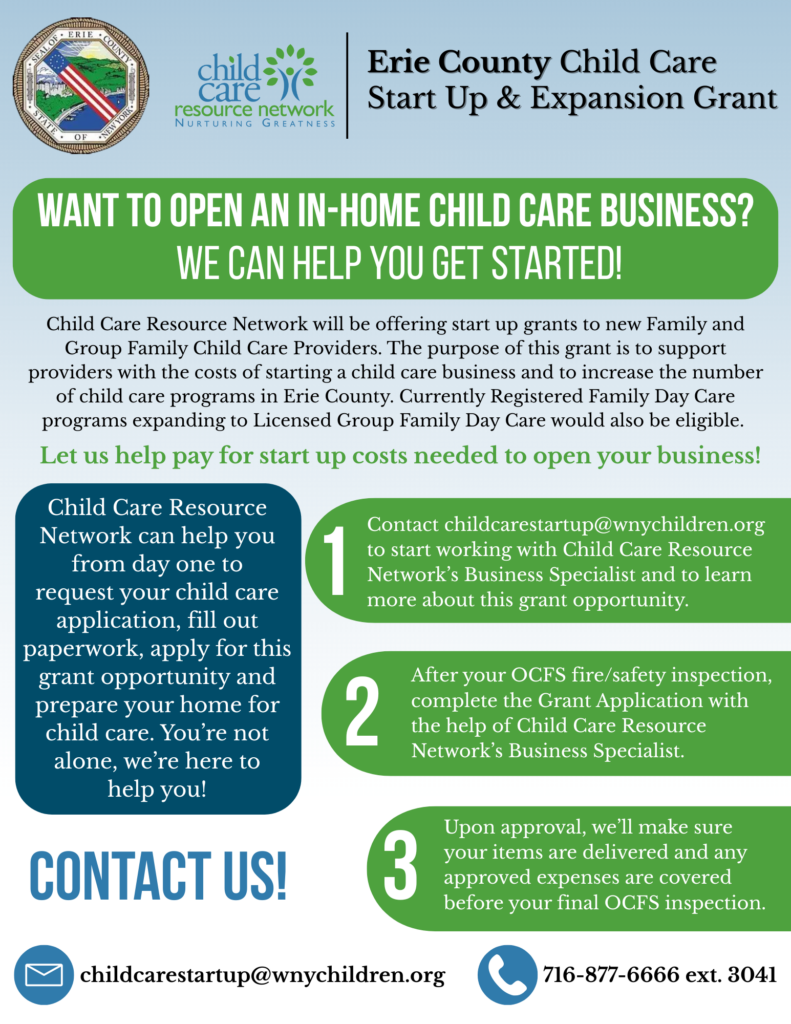 Grants - Child Care Resource Network